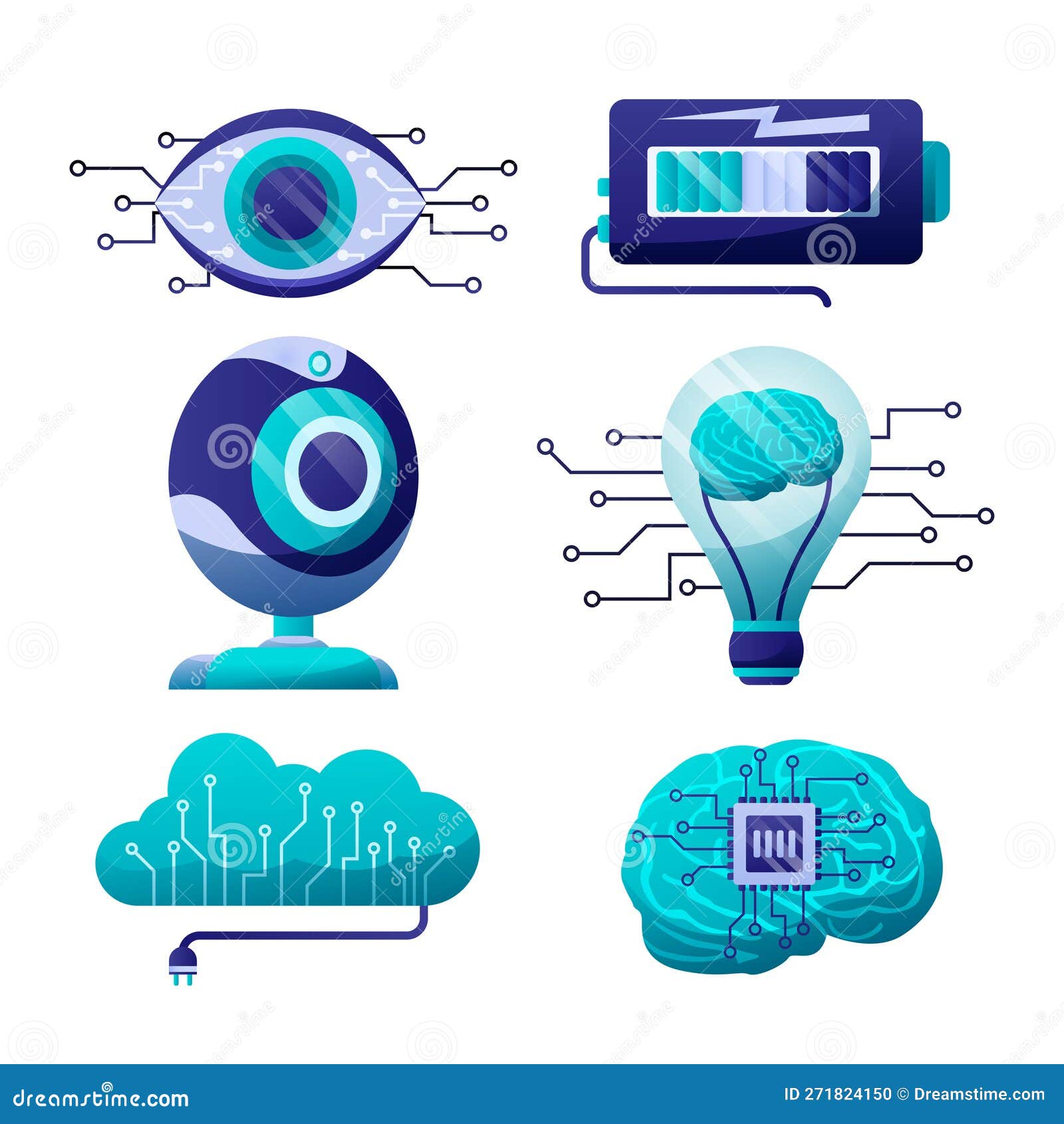 Futuristic Car Service, Scanning And Auto Data Analysis. Intelligent ...