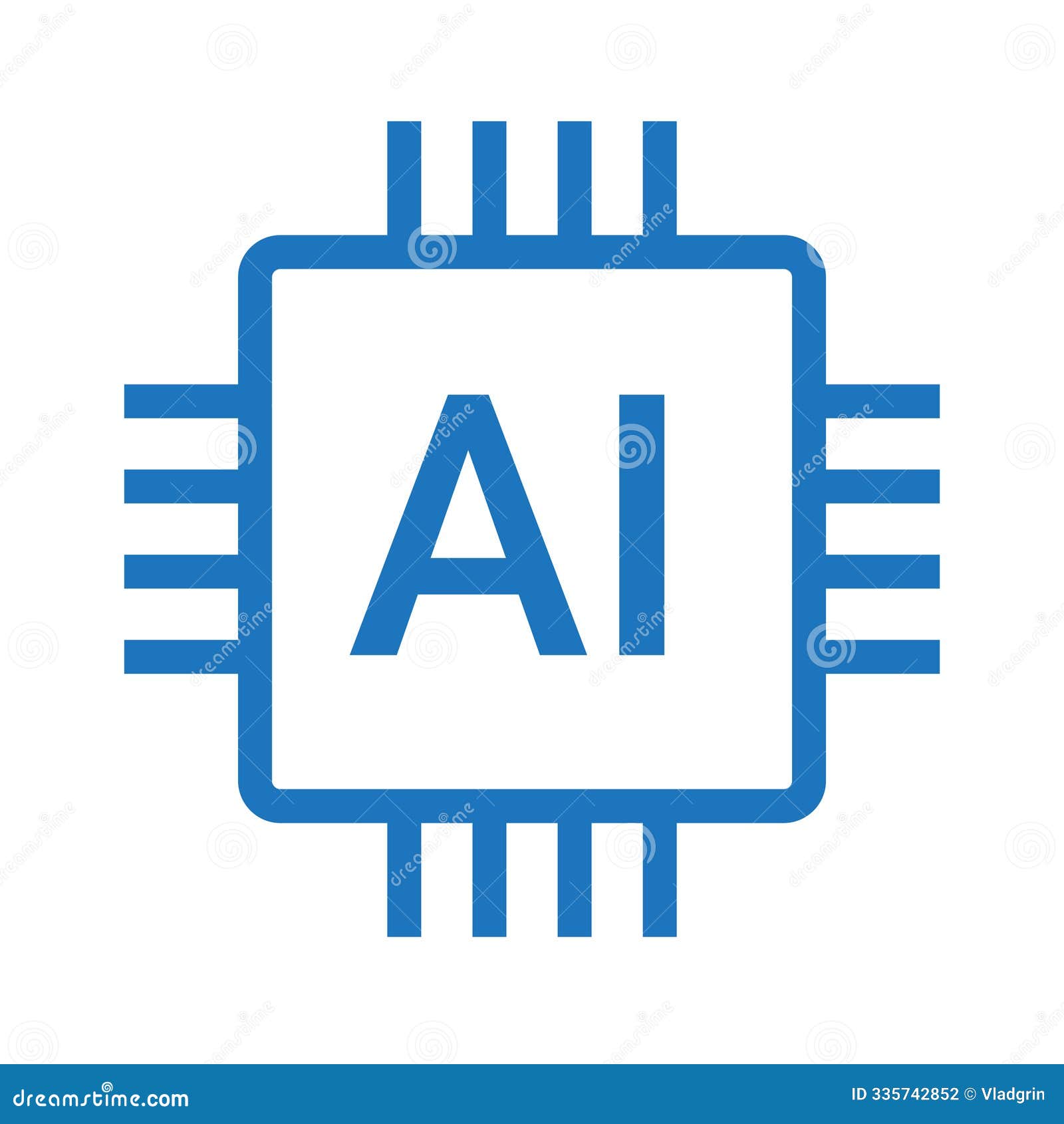 Artificial Intelligence Icon. Simple Ai System Logo. Microchip ... Artificial Intelligence Icon. Simple Ai System Logo. Microchip ...