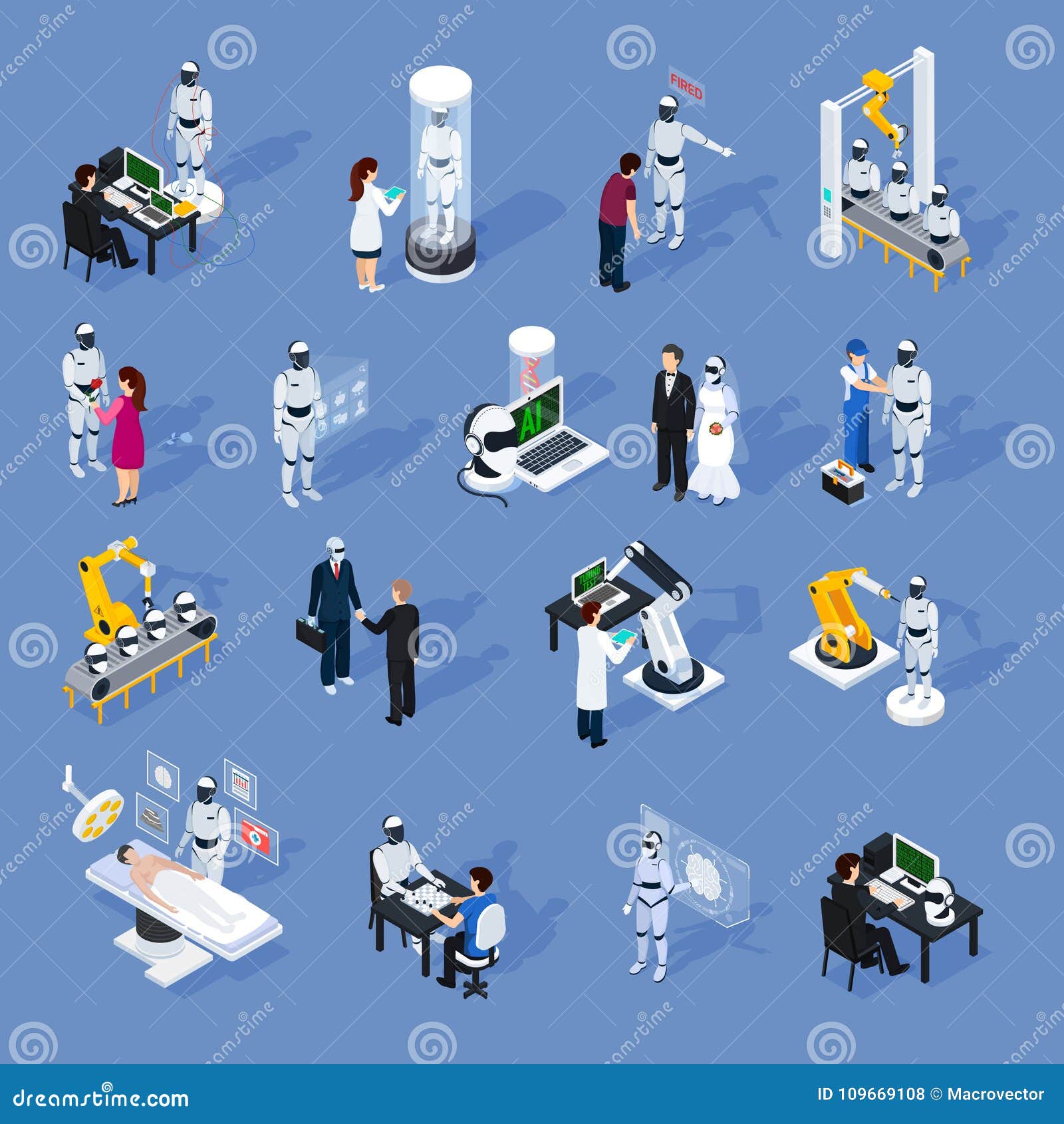 Icons Isometric Artificial Intelligence Stock Illustrations – 527 Icons ...