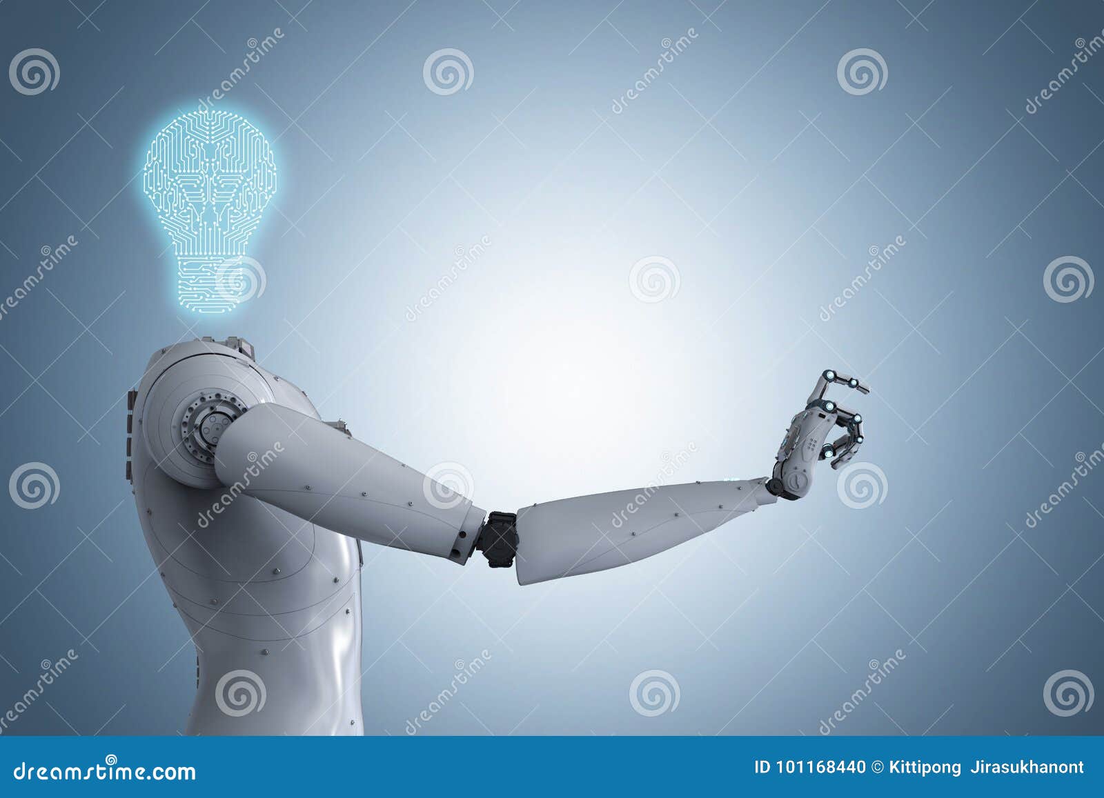 Artificial Intelligence Idea Stock Illustration - Illustration of ...