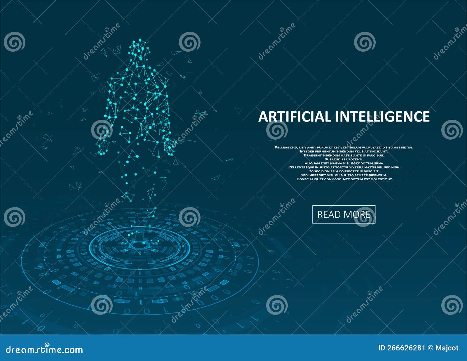Artificial Intelligence Illustration Stock Vector - Illustration of ...