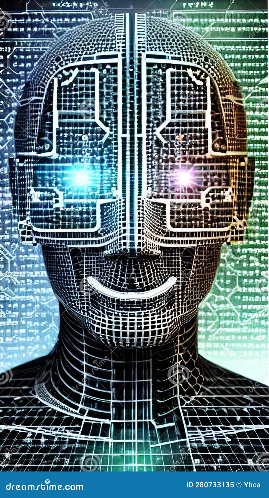 Artificial Intelligence Illustration Computer Algorithm Artwork ...