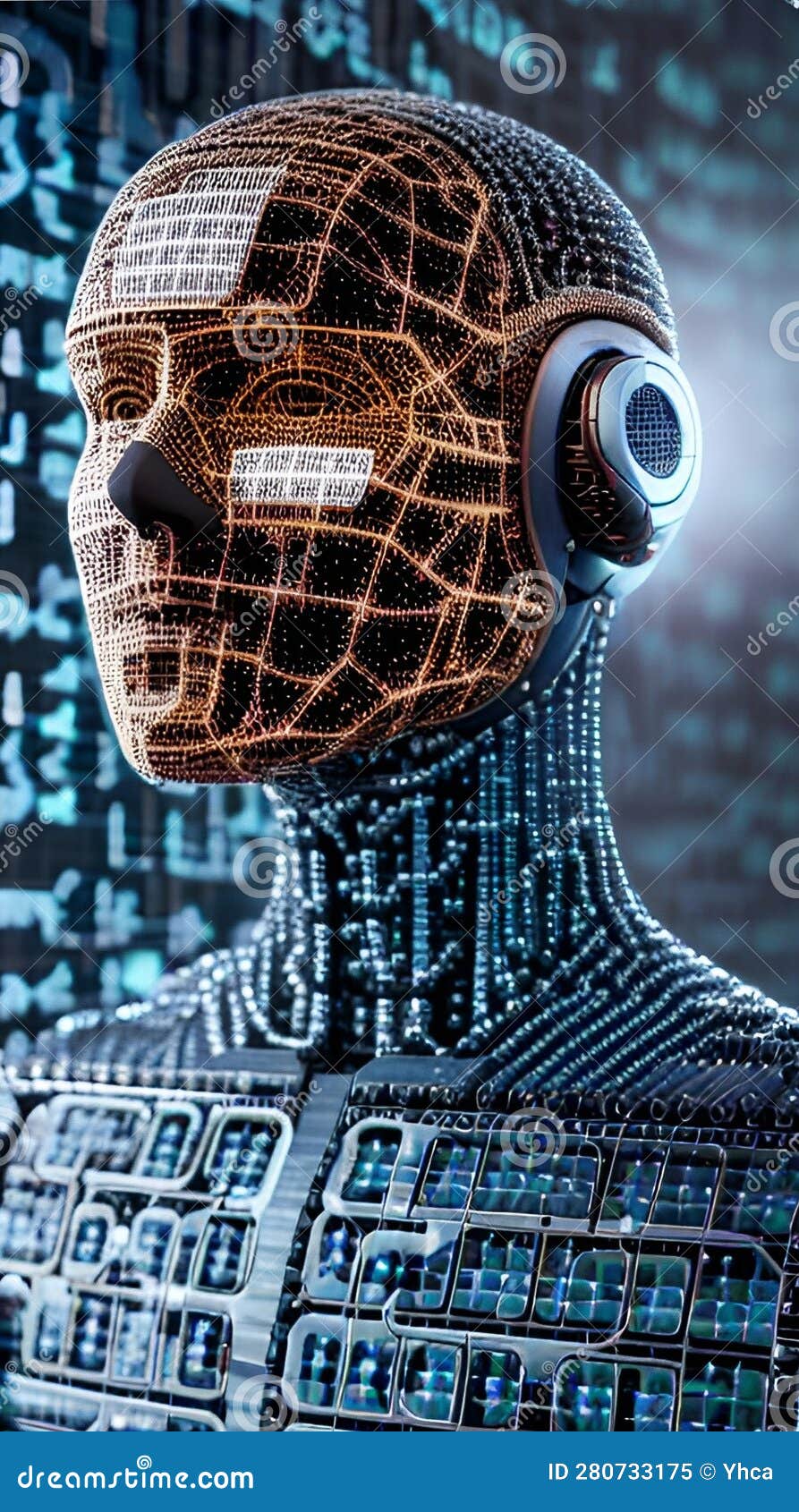 Artificial Intelligence Illustration Computer Algorithm Artwork ...
