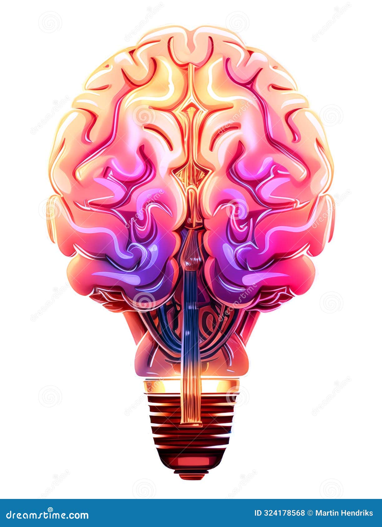 Artificial Intelligence Light Bulb Brain AI Concept, AI Generated Stock ... Artificial Intelligence Light Bulb Brain AI Concept, AI Generated Stock ...