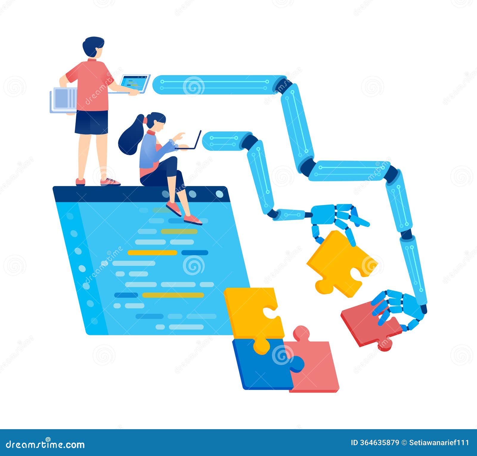 Designing AI Robot In 3D CAD Model At Technical Engineering School ...