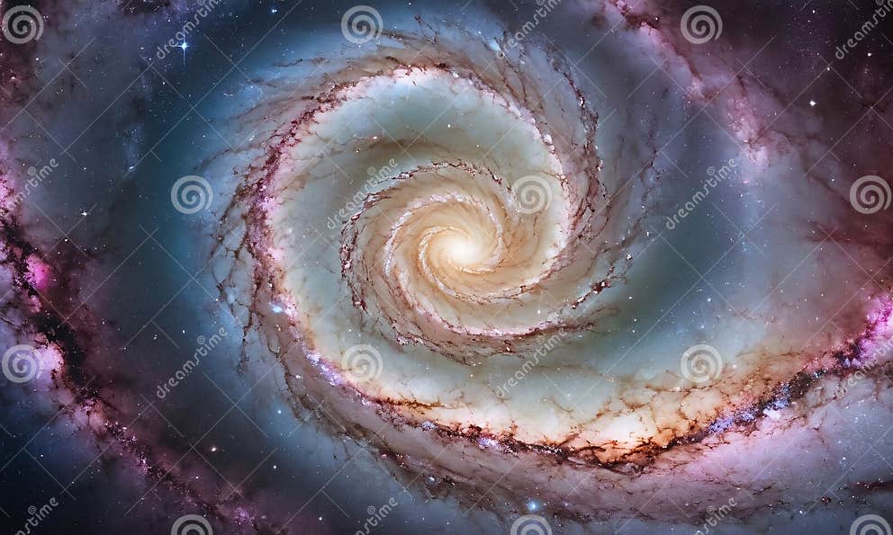 Artificial Intelligence. Image of the Galaxy. Stock Image - Image of ...