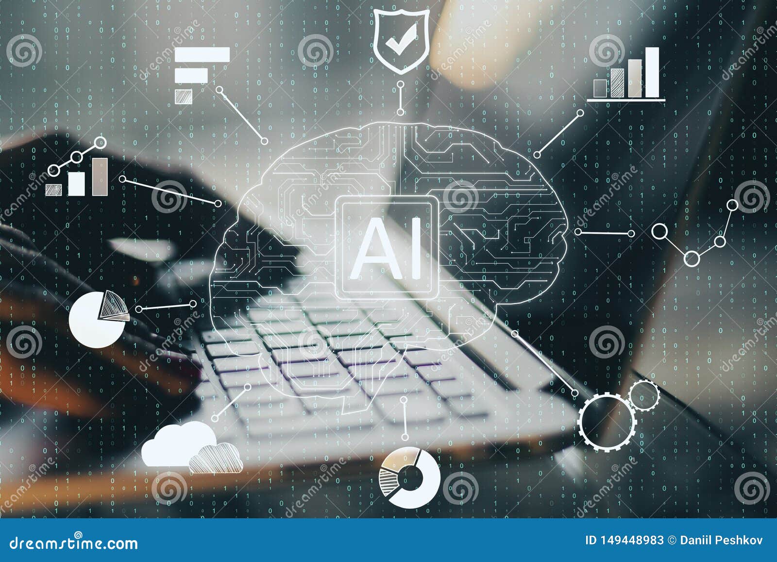 Artificial Intelligence and Innovation Concept Stock Illustration ...
