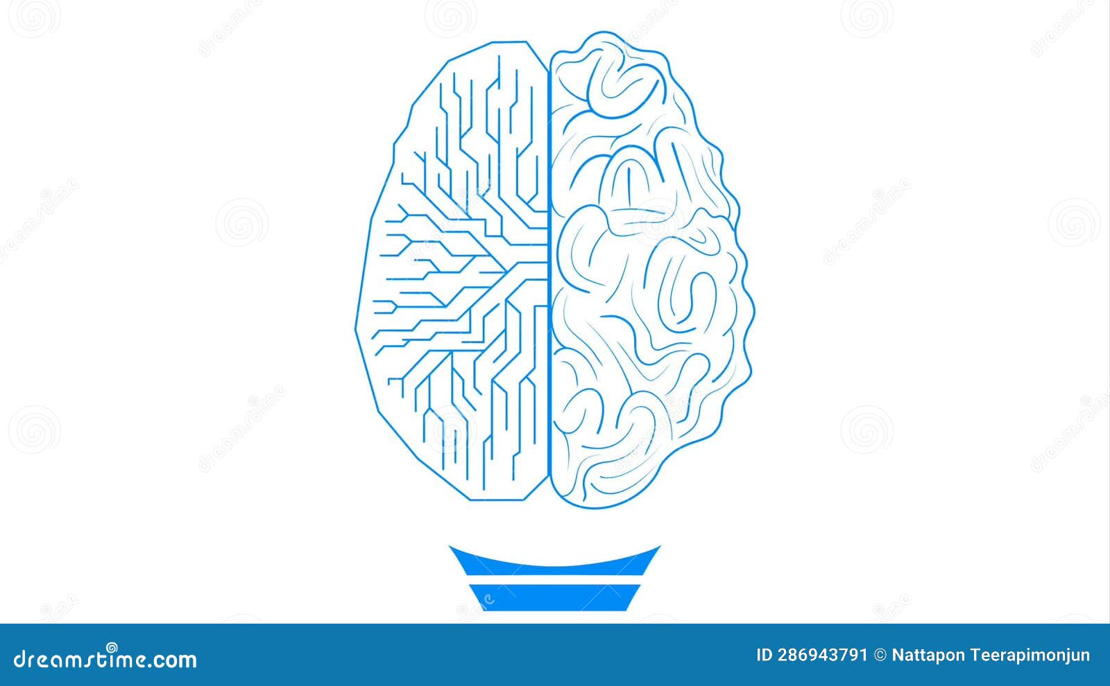 Artificial Intelligence and Innovation Concept, Wired Brain Stock Video ...