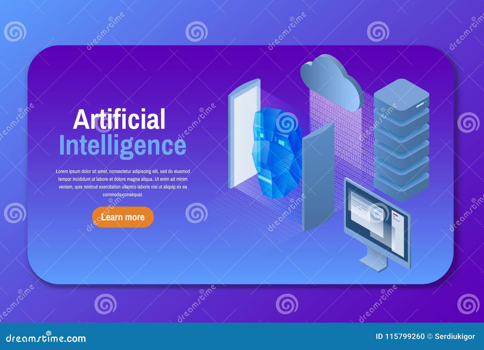 Artificial Intelligence. Isometric Vector Illustration Stock Vector ... Artificial Intelligence. Isometric Vector Illustration Stock Vector ...
