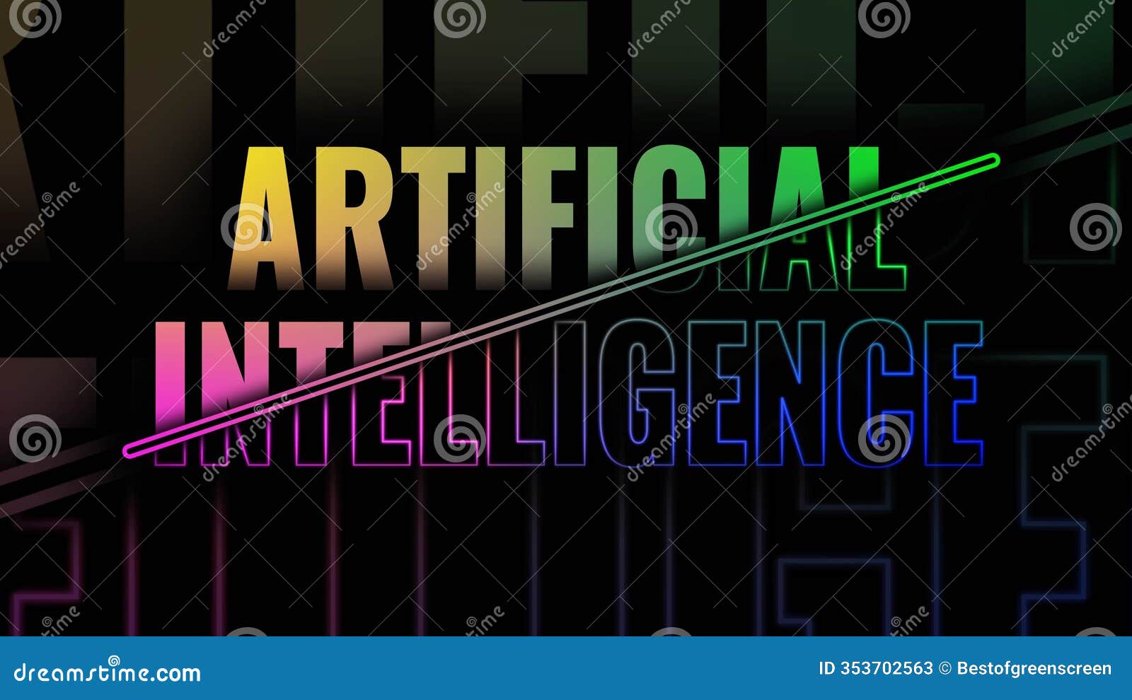 Artificial Intelligence Lettering - Modern Technology Logo Design ...