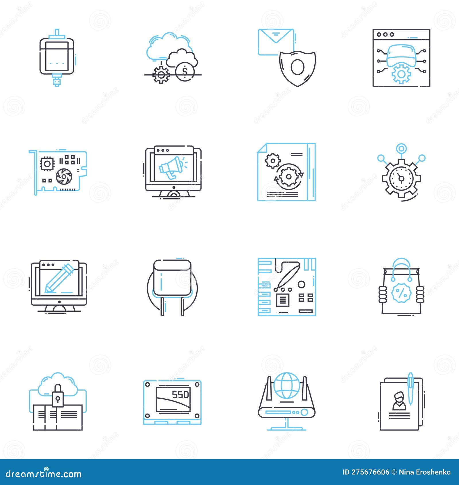Artificial Intelligence Linear Icons Set. Robotics, Automation, Machine ... Artificial Intelligence Linear Icons Set. Robotics, Automation, Machine ...