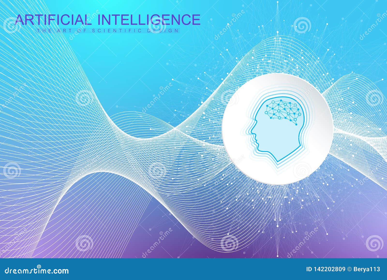 Artificial Intelligence Logo. Artificial Intelligence and Machine ...