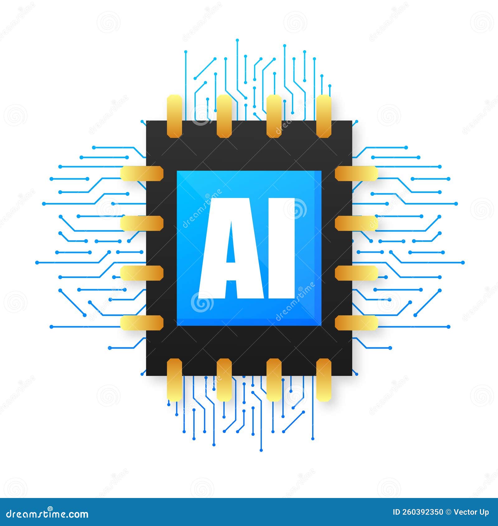 Artificial Intelligence Logo, Icon. Vector Symbol. Machine Learning ...