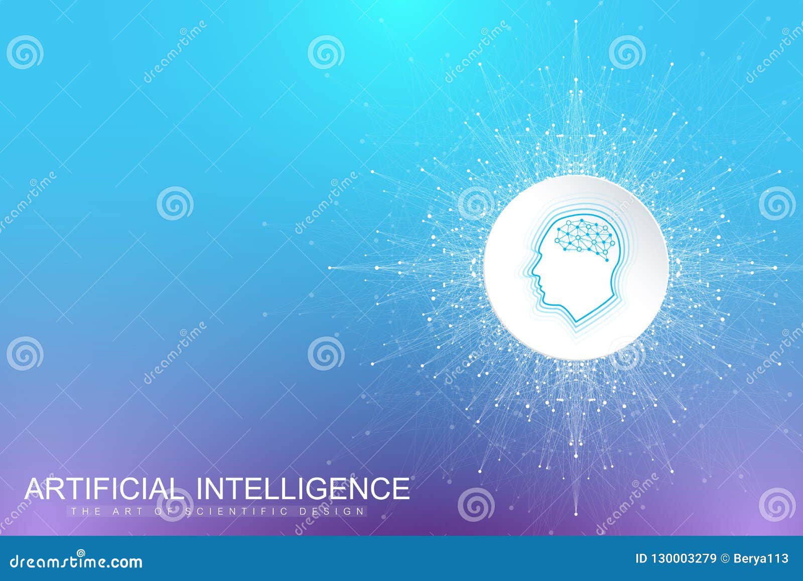 Artificial Intelligence Logo. Artificial Intelligence and Machine ...