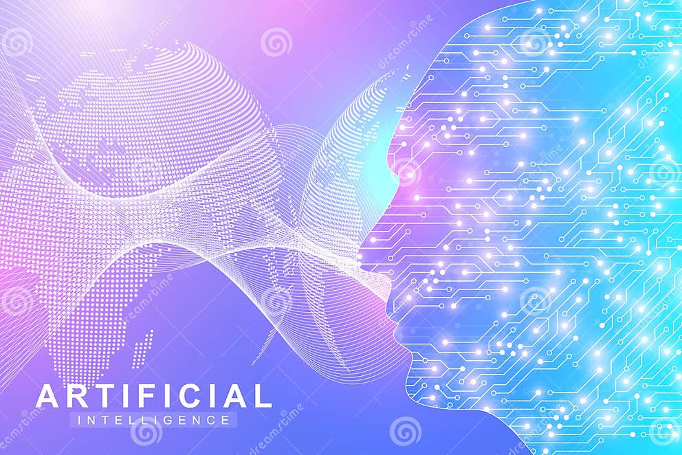 Artificial Intelligence Logo. Artificial Intelligence and Machine ...