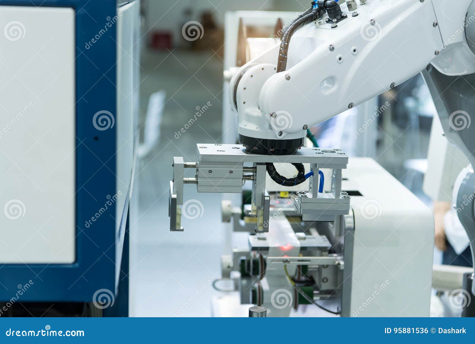 Artificial Intelligence Machine at Manufacture Factor Stock Photo ...