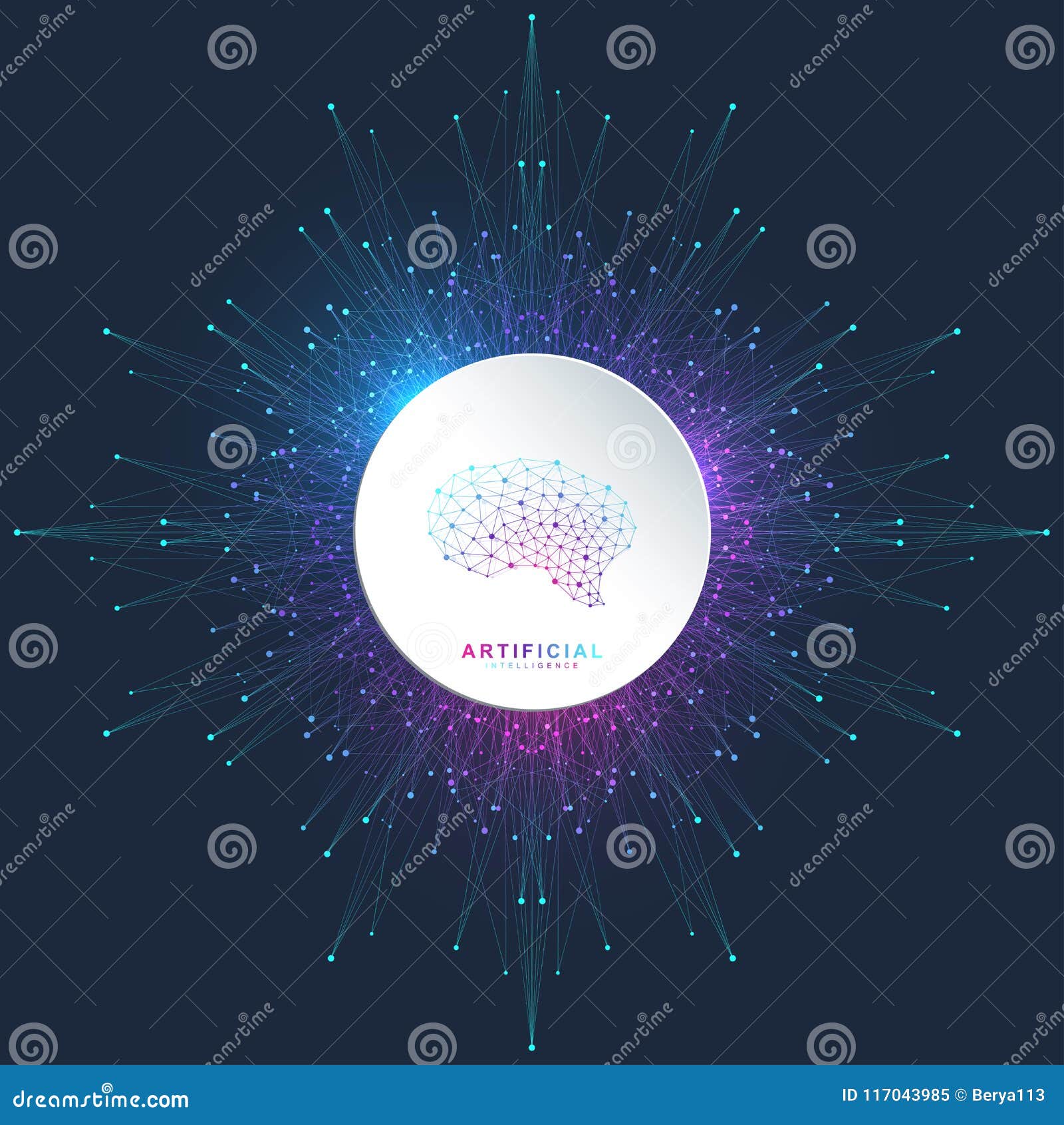Artificial Intelligence and Machine Learning Concept. Vector Symbol AI ... Artificial Intelligence and Machine Learning Concept. Vector Symbol AI ...