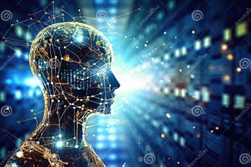 Artificial Intelligence and Machine Learning. Generative AI Stock ...