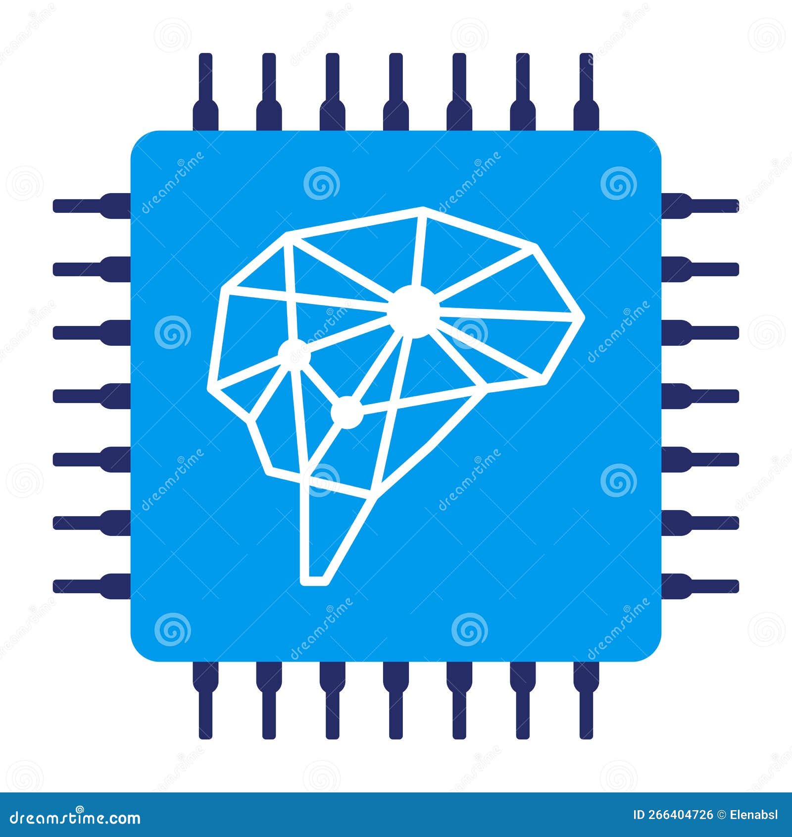 Artificial Intelligence and Machine Learning Icon Stock Vector ...