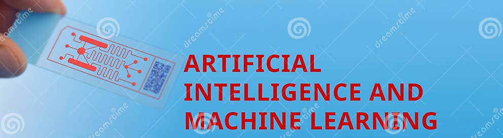 Artificial Intelligence and Machine Learning Lab on Chip Device Stock ...
