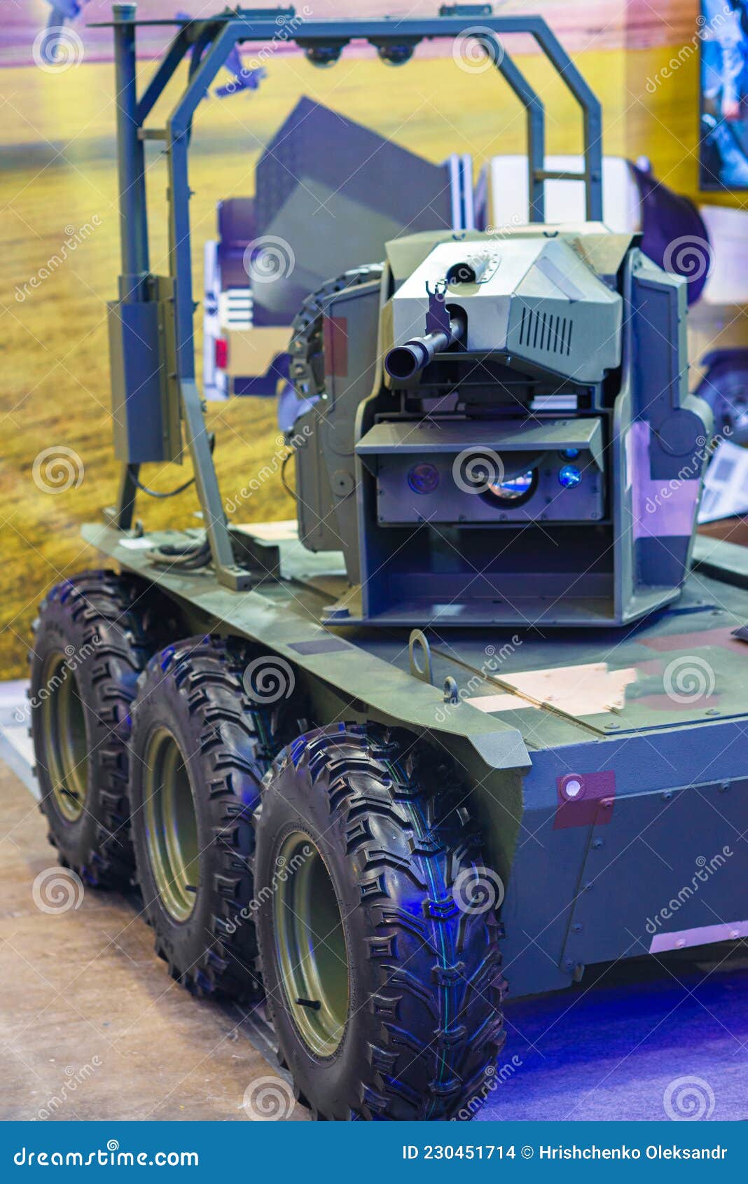 Artificial Intelligence Mobile Robotic Weapon Station Editorial Stock ...
