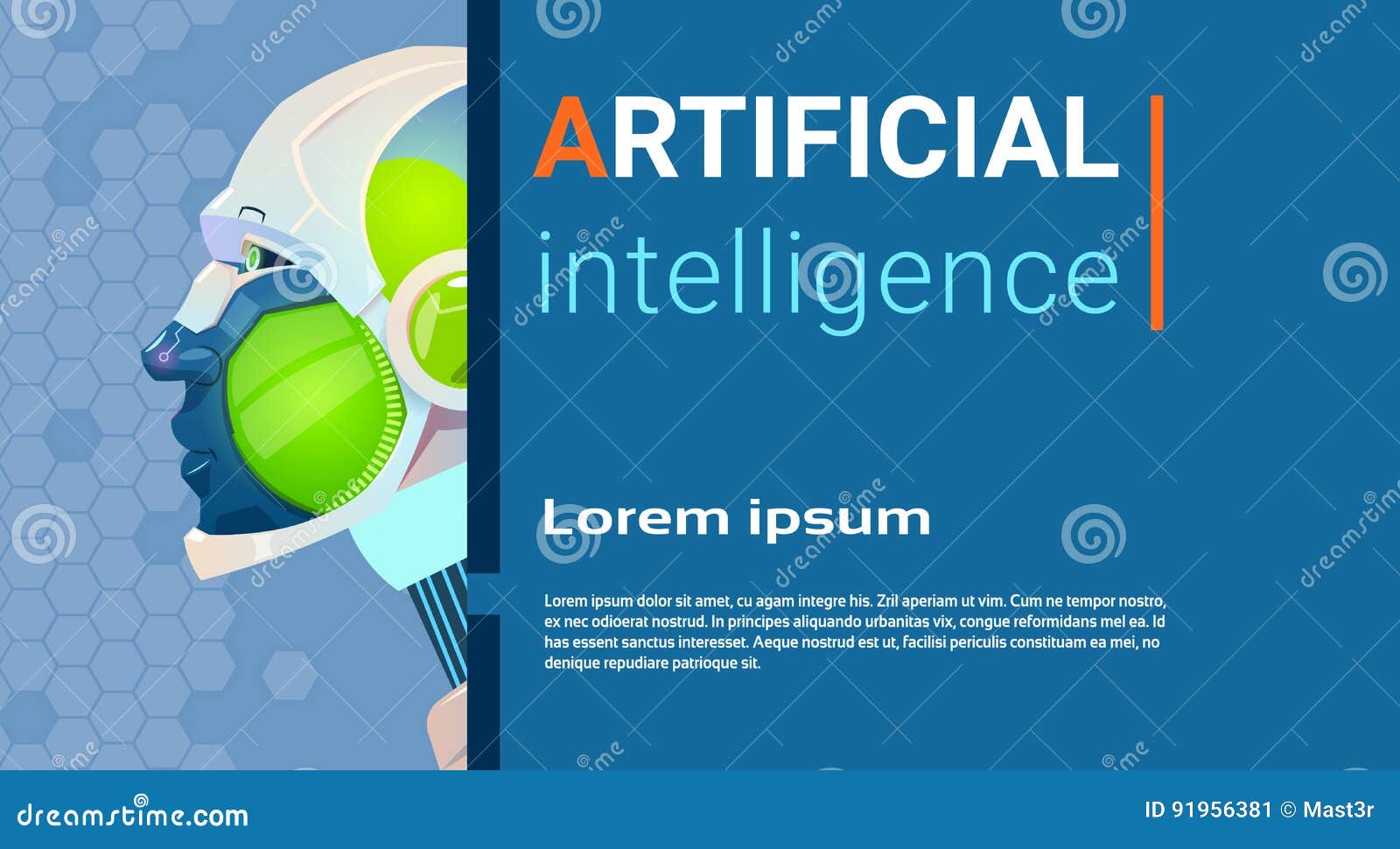 Man Robot Brain Artificial Intelligence Logo Vecto Cartoon Vector ...