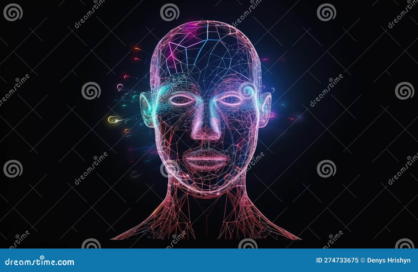 Artificial Intelligence Modern Technologies of Neural Networks. Stock ...