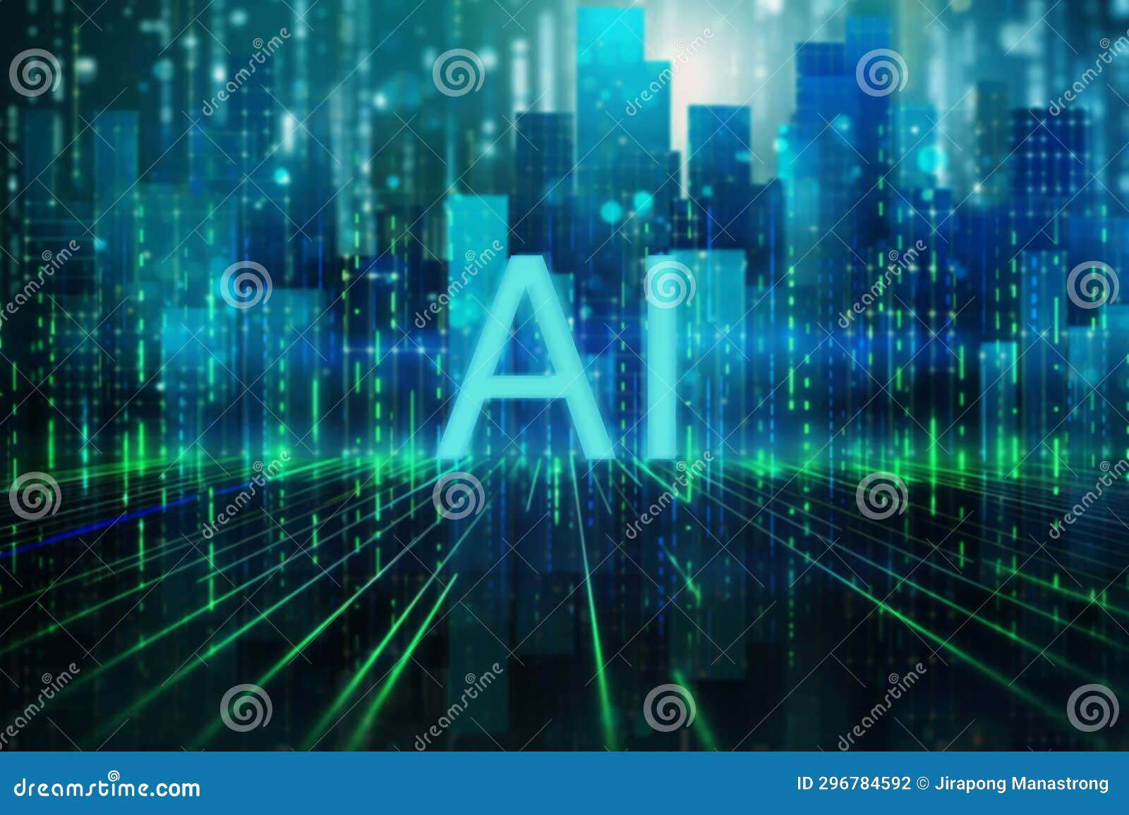 Artificial Intelligence Network, Big Data,Digital Technology ...