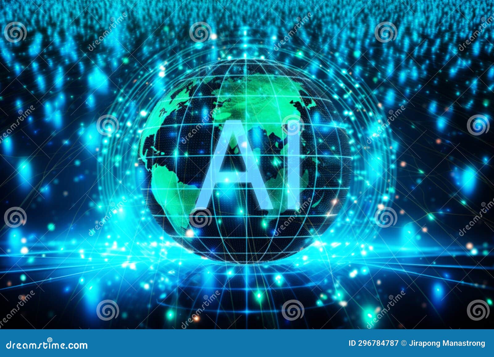 Artificial Intelligence Network, Big Data,Digital Technology ...