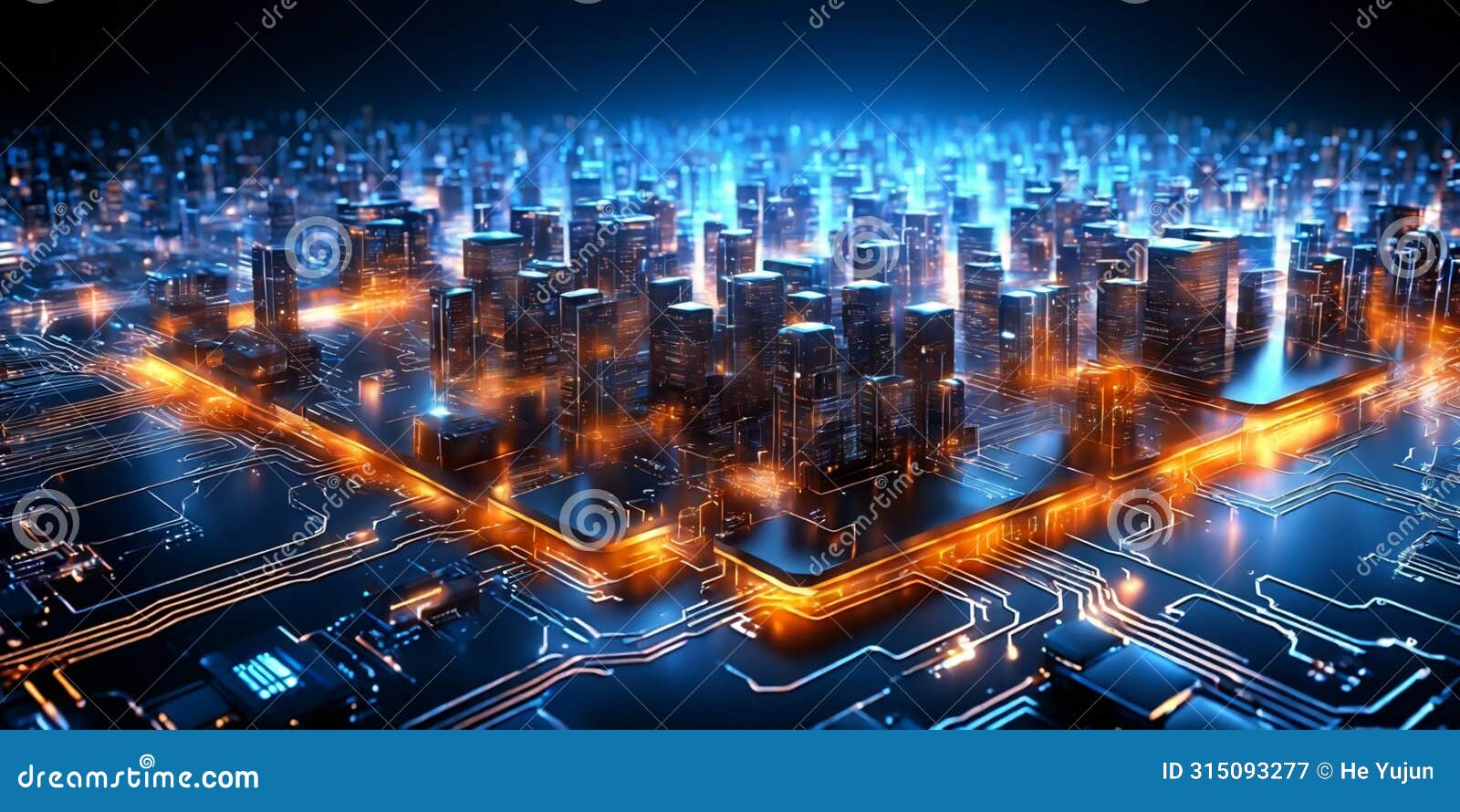 Data Brain - Vector Logo Template Concept Illustration. Digital Mind ...