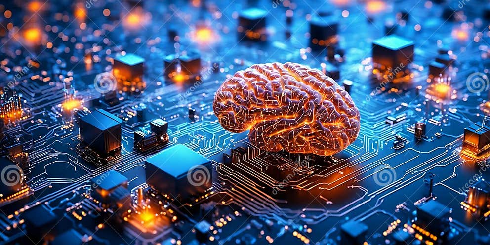 Artificial Intelligence Neurological Data Brain,Industrial Brain,Gpu ...