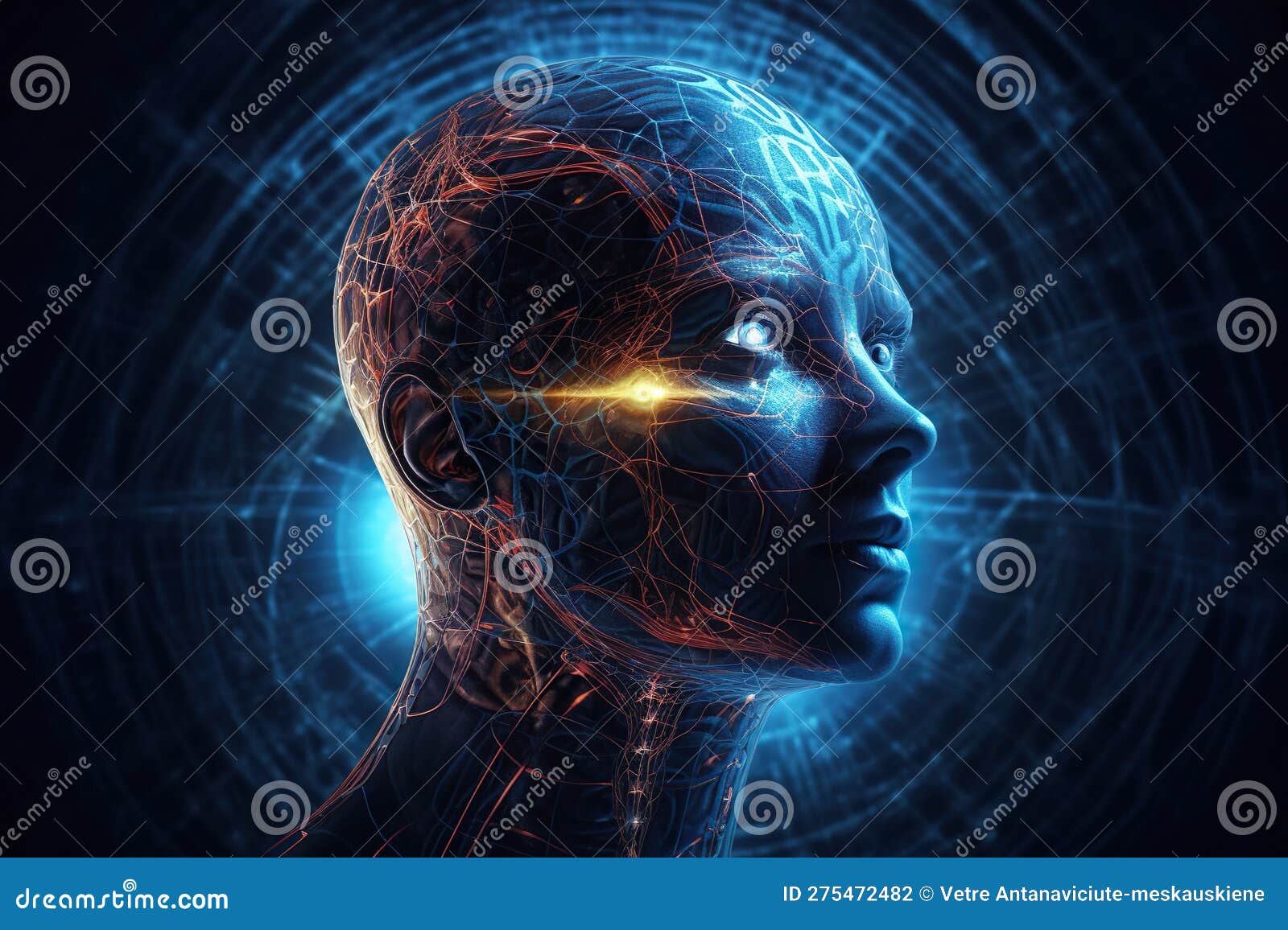 Artificial Intelligence or Neuroscience Technology. Generative Ai ...