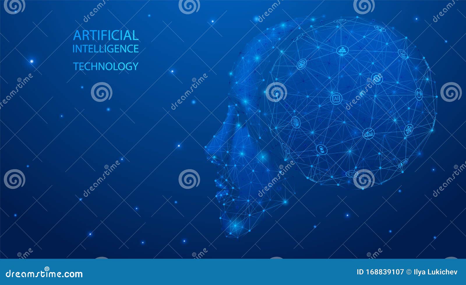 Artificial Intelligence. a Polygonal Humanoid Face with a Neural ...