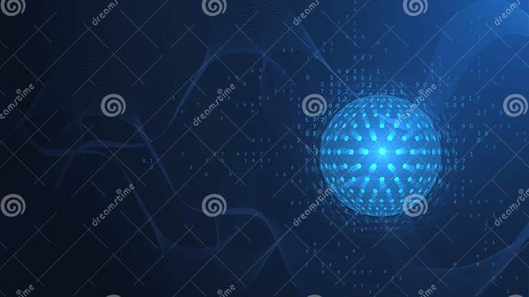 Artificial Intelligence Quantum Computer Technology Concept. Quantum Computing. Quantum ...