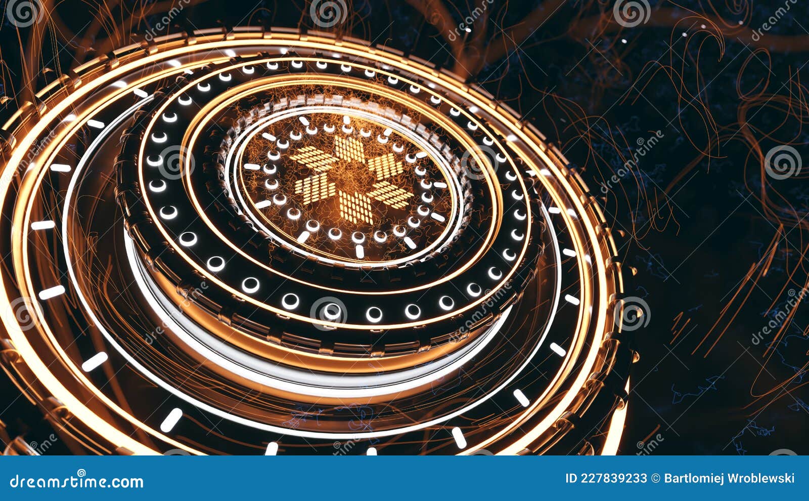 Artificial Intelligence Quantum Processor Close Up Stock Illustration ... Artificial Intelligence Quantum Processor Close Up Stock Illustration ...