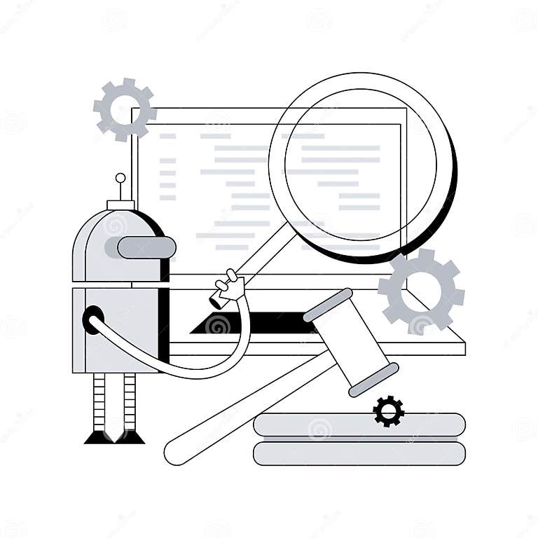 Artificial Intelligence Regulations Abstract Concept Vector Illustration. Stock Vector ...