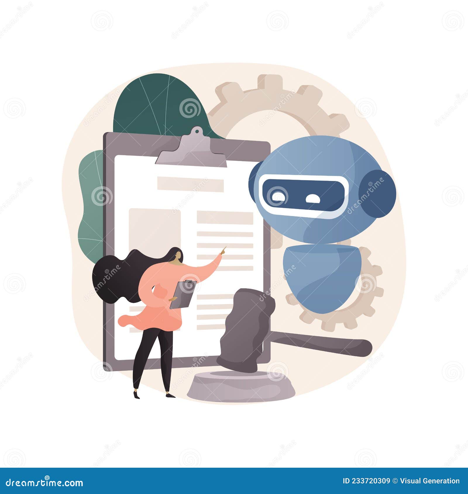 Artificial Intelligence Regulations Abstract Concept Vector Illustration. Stock Vector ...