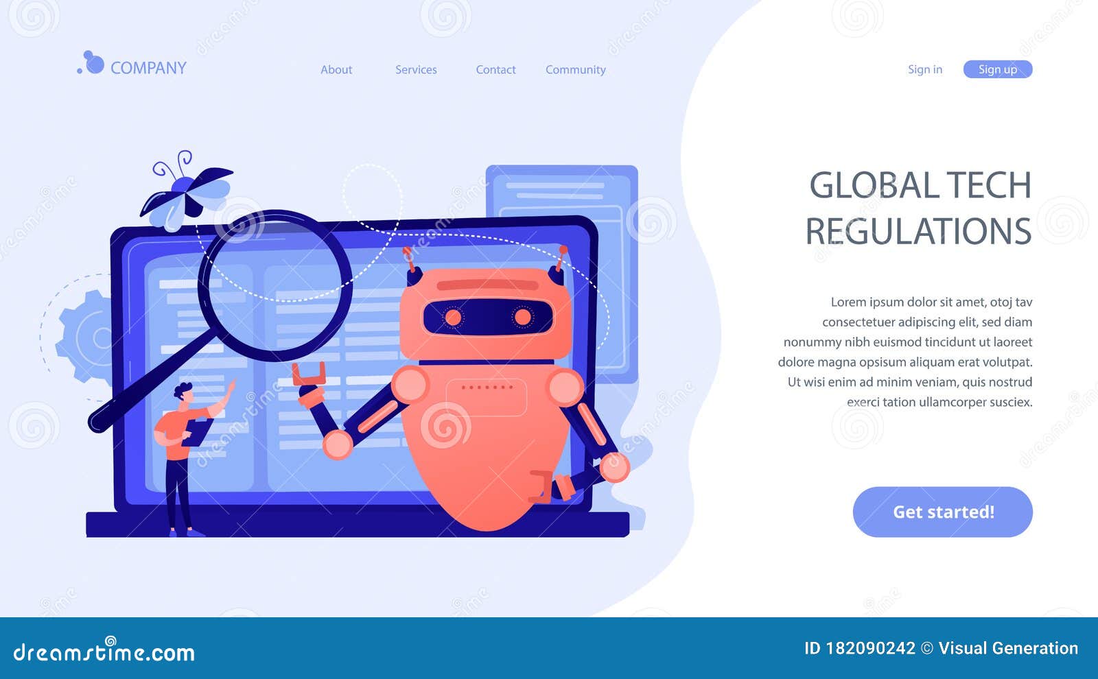 Artificial Intelligence Regulations Concept Landing Page. Stock Vector ... Artificial Intelligence Regulations Concept Landing Page. Stock Vector ...