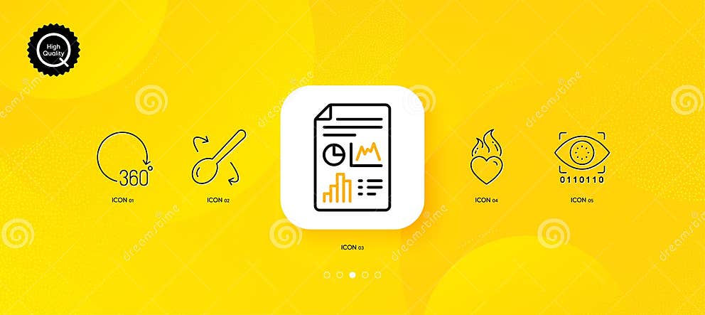 Artificial Intelligence, Report Document and Heart Flame Minimal Line ...