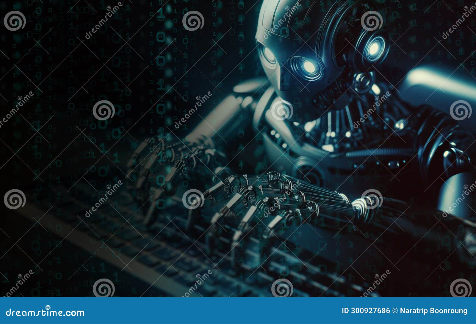 Artificial Intelligence Robot Ai Hacking Ai Database Error Hacker ...