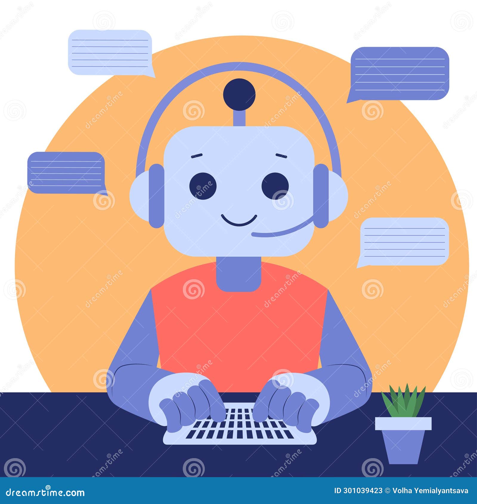 Artificial Intelligence Robot Answers Questions and Generates Ideas ...