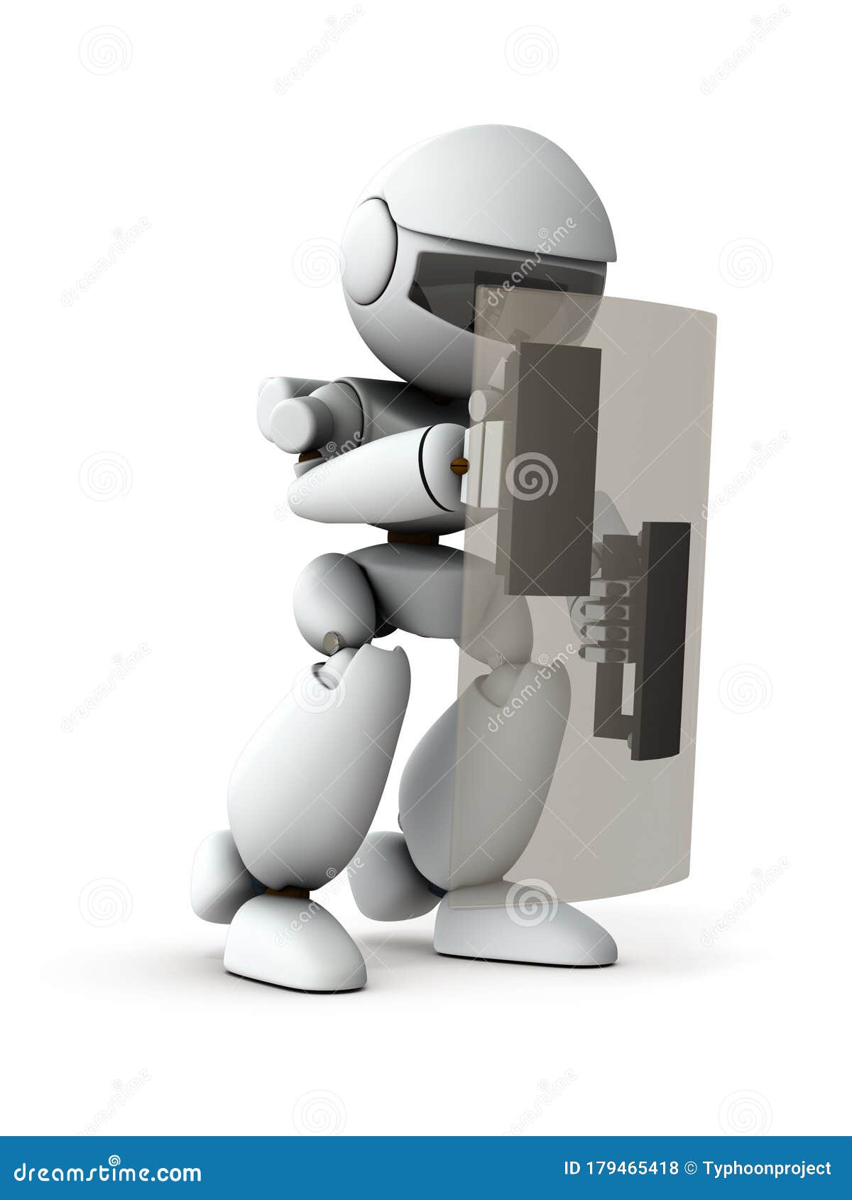 An Artificial Intelligence Robot that Defends with a Large Shield ...