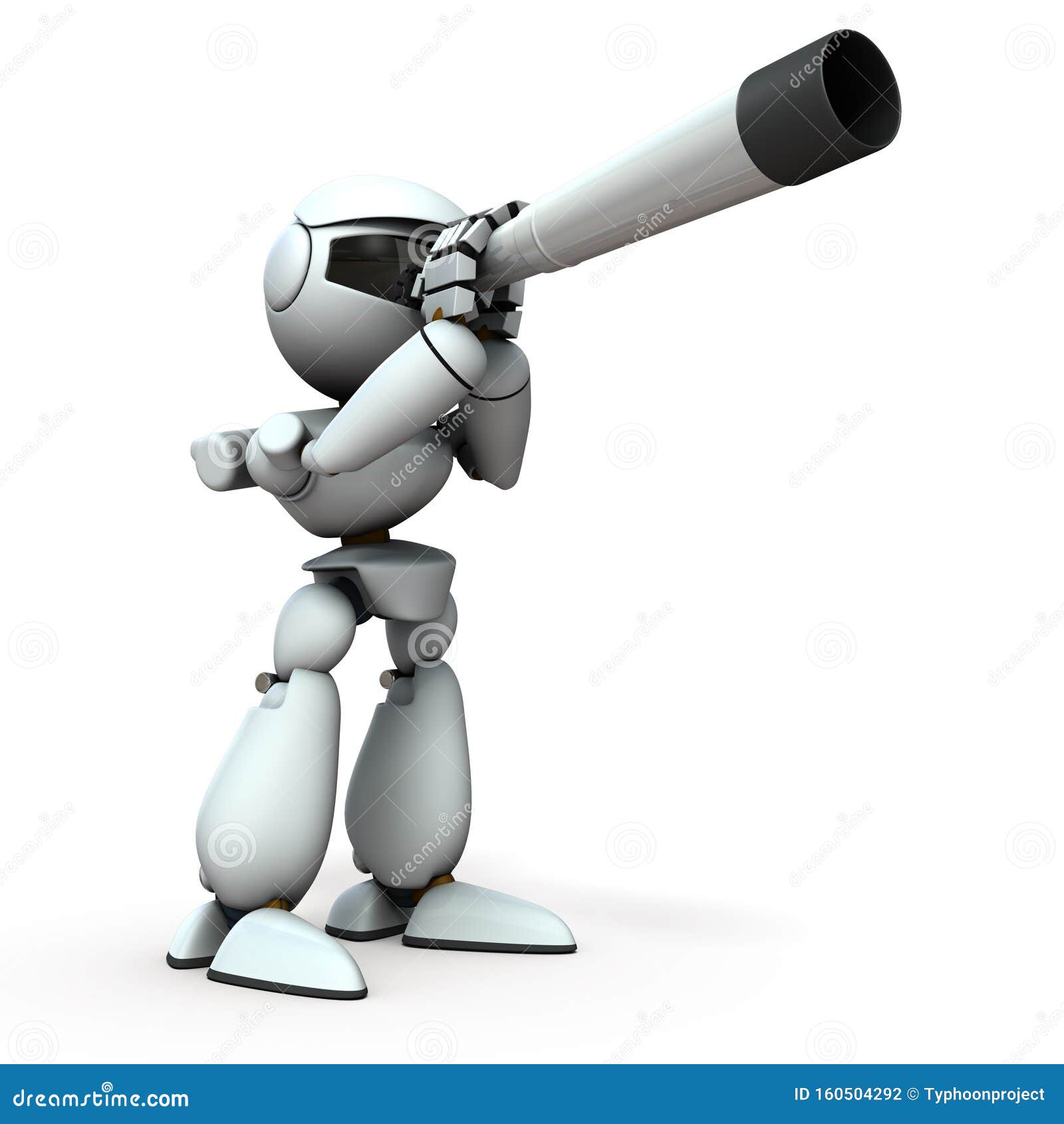 The Artificial Intelligence Robot Looks Far Away with a Large Telescope ...