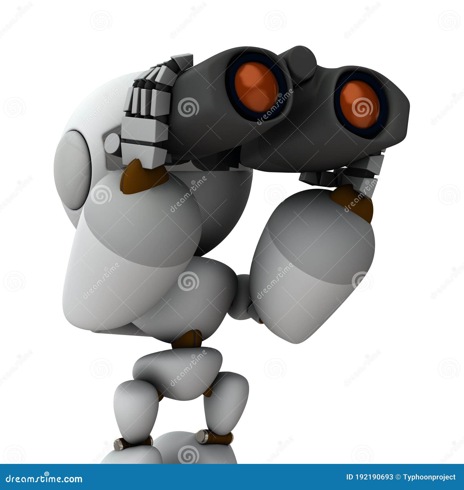 An Artificial Intelligence Robot Looks into the Future with Binoculars ...