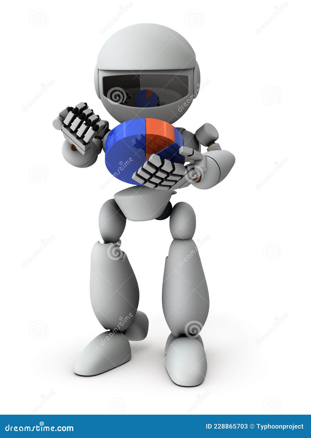 An Artificial Intelligence Robot that Looks at a Pie Chart and Analyzes ...