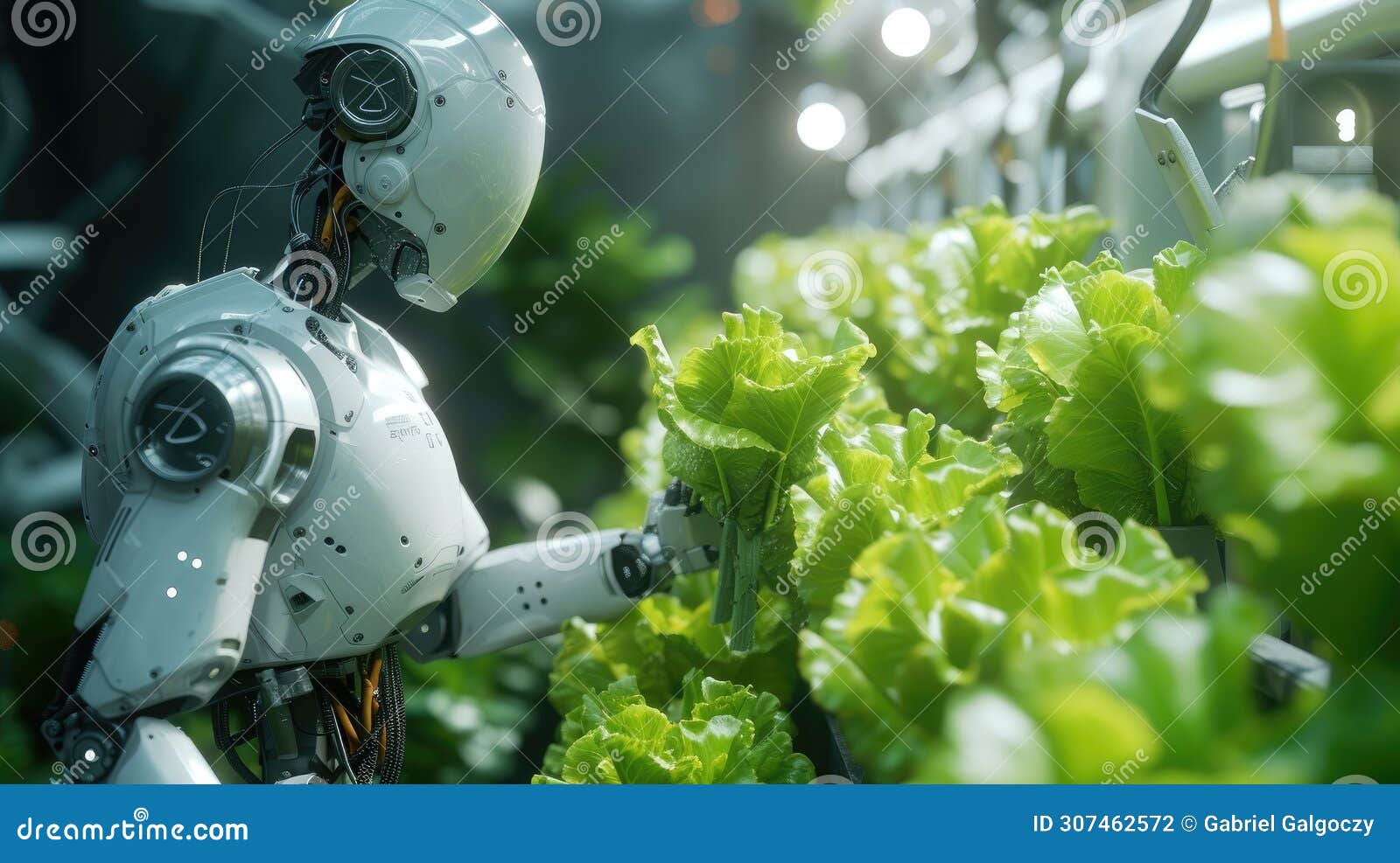 Artificial Intelligence Robot Picking Lettuce with Robotic Automated ...
