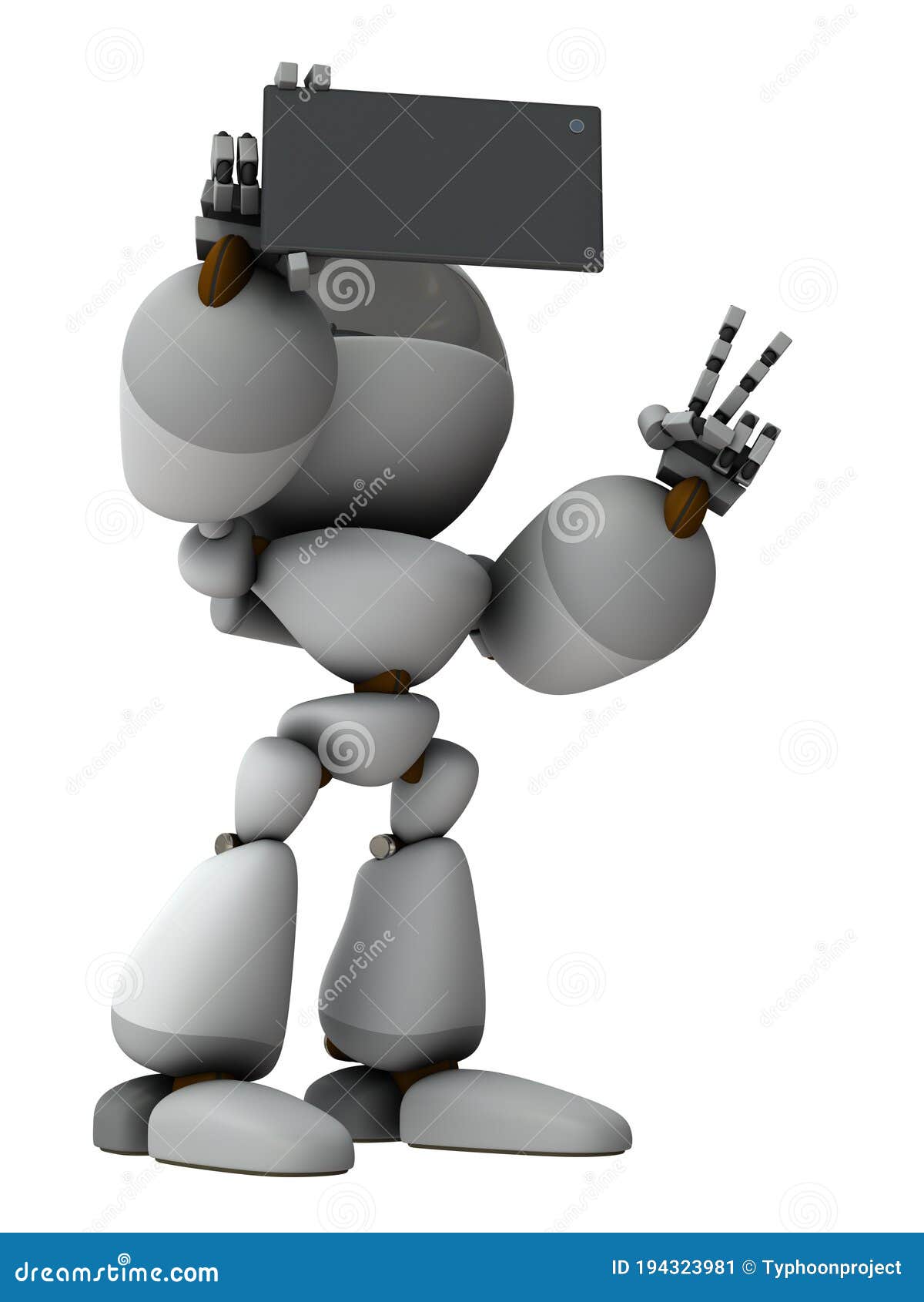 An Artificial Intelligence Robot that Takes Selfies. Stock Illustration ... An Artificial Intelligence Robot that Takes Selfies. Stock Illustration ...