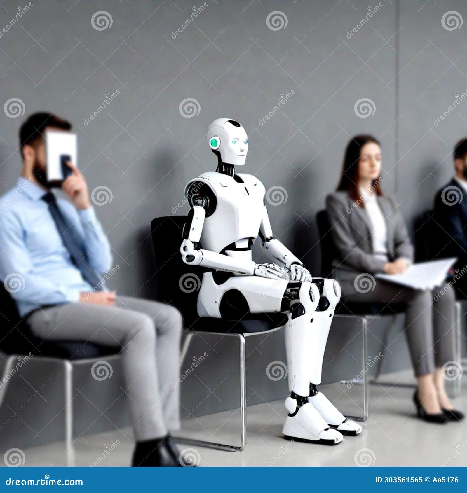 Artificial Intelligence Robots Create Different Future Technologies. AI ...