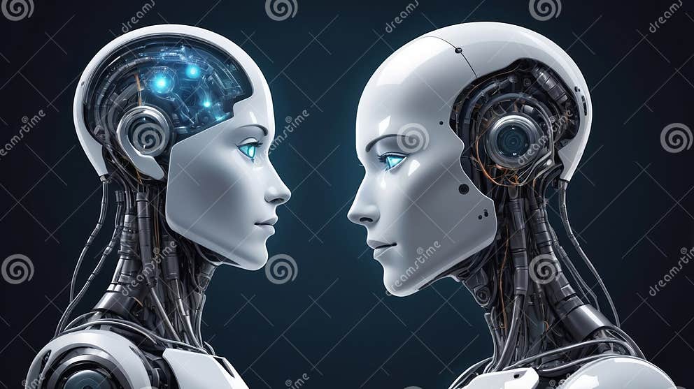 AI Robots and Cyborgs, Emphasizing AI Research and Their Advancement in ...