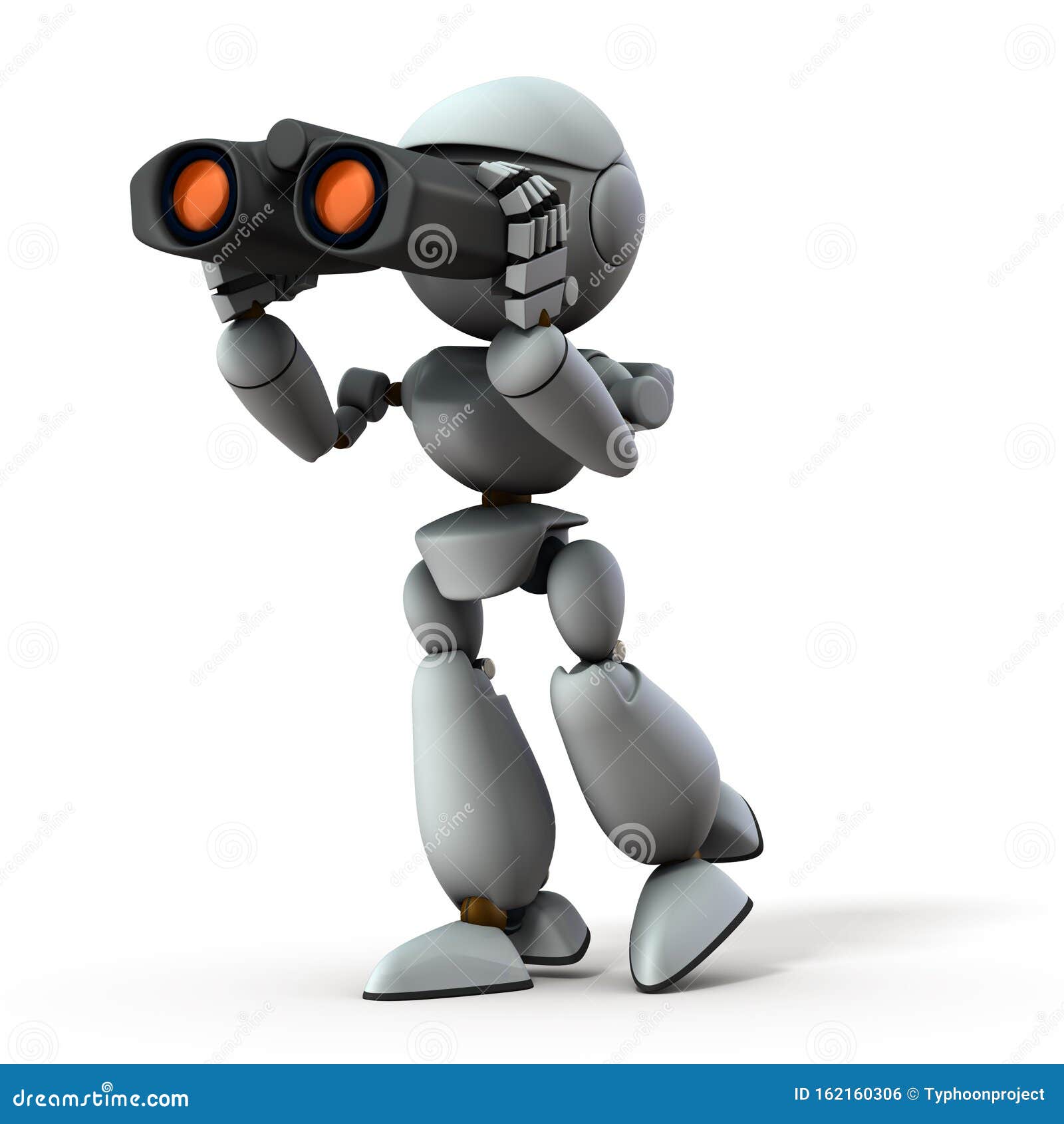 Artificial Intelligence Robots are Looking Ahead Using Binoculars ...